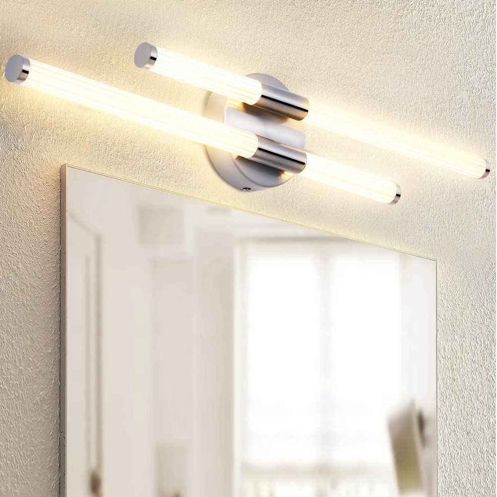 ZEROUNO LED Bathroom Vanity Lights Fixtures Over Mirror 26.4 inch, 18W ...