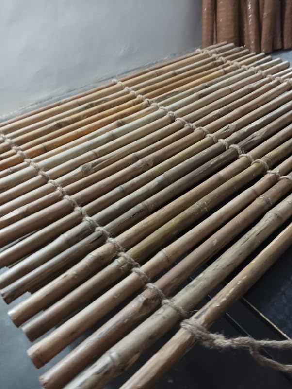 TCLPVC 48/60 Inch Natural Reed Fencing Rolls, Outdoor Privacy Fence ...