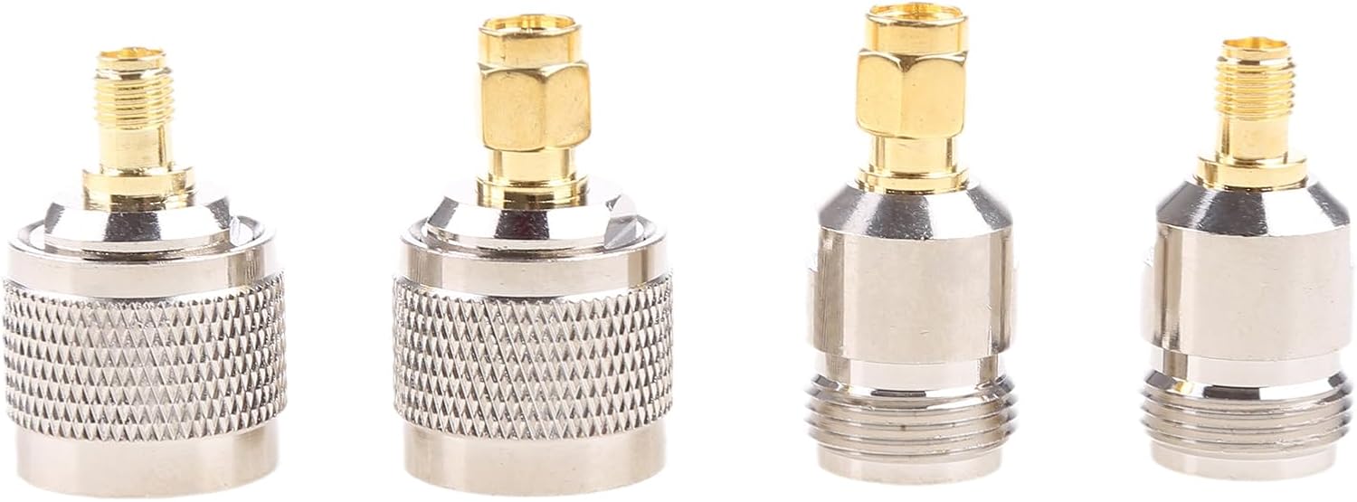 Amazon.com: Yuly RF Coaxial SMA Connector Kit SMA Adapter Type Set SMA Connector Kit SMA to N ...