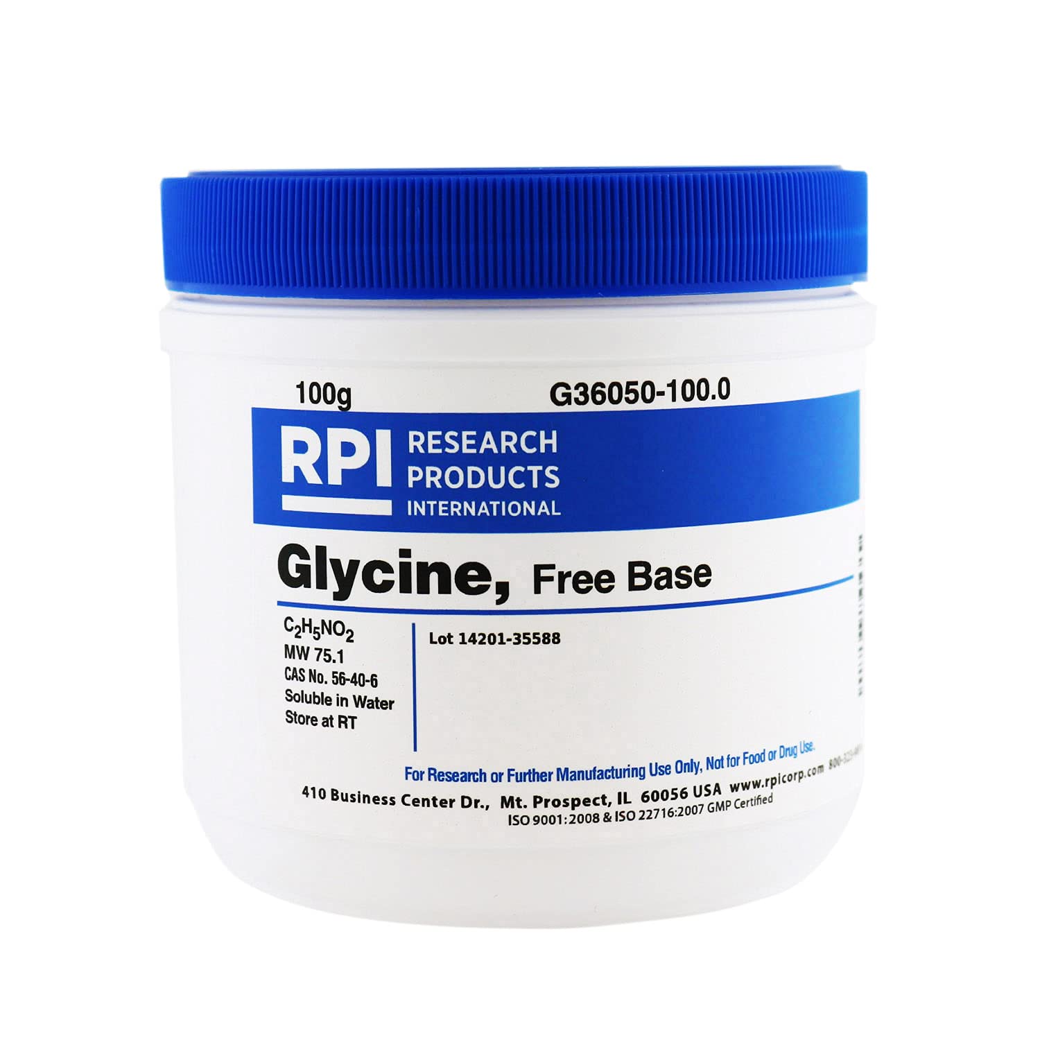 Snapklik.com : Glycine Powder, Free Base, 100 Grams, Cell Culture ...