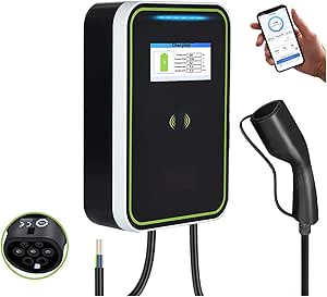 Amazon.com: ev Charger 11KW 16A 380V 3 Phase IEC 62196 Type2 EV ...