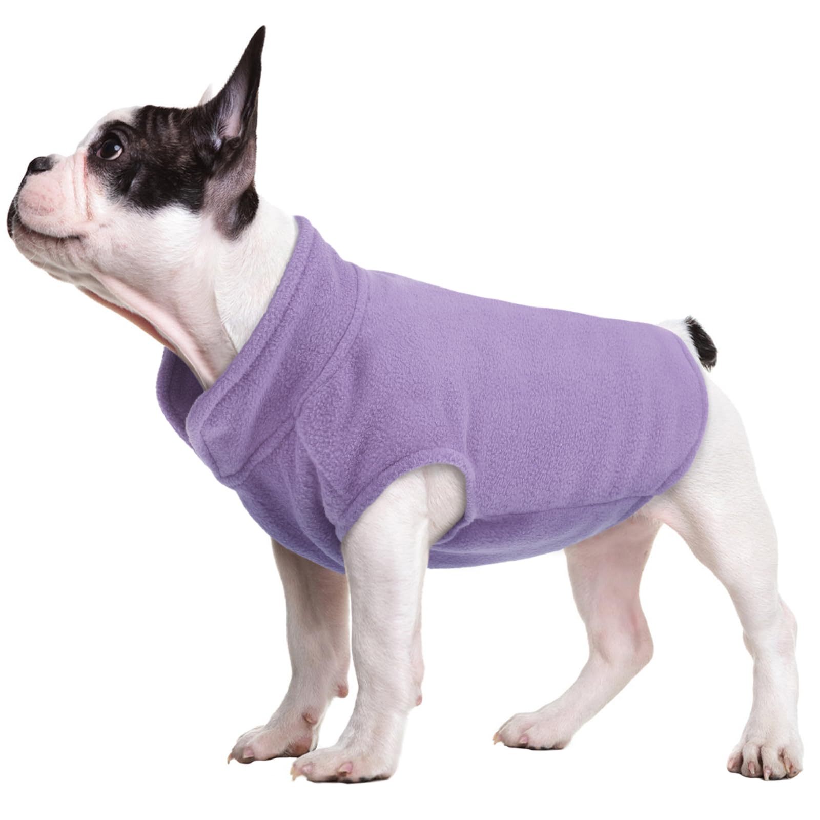 Gooby Fleece Vest Dog Sweater - Blue Large - Warm Pullover Fleece Dog ...