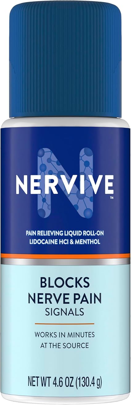 Amazon.com: Nervive Pain Relieving Roll On, Lidocaine Roll On, Nervive ...