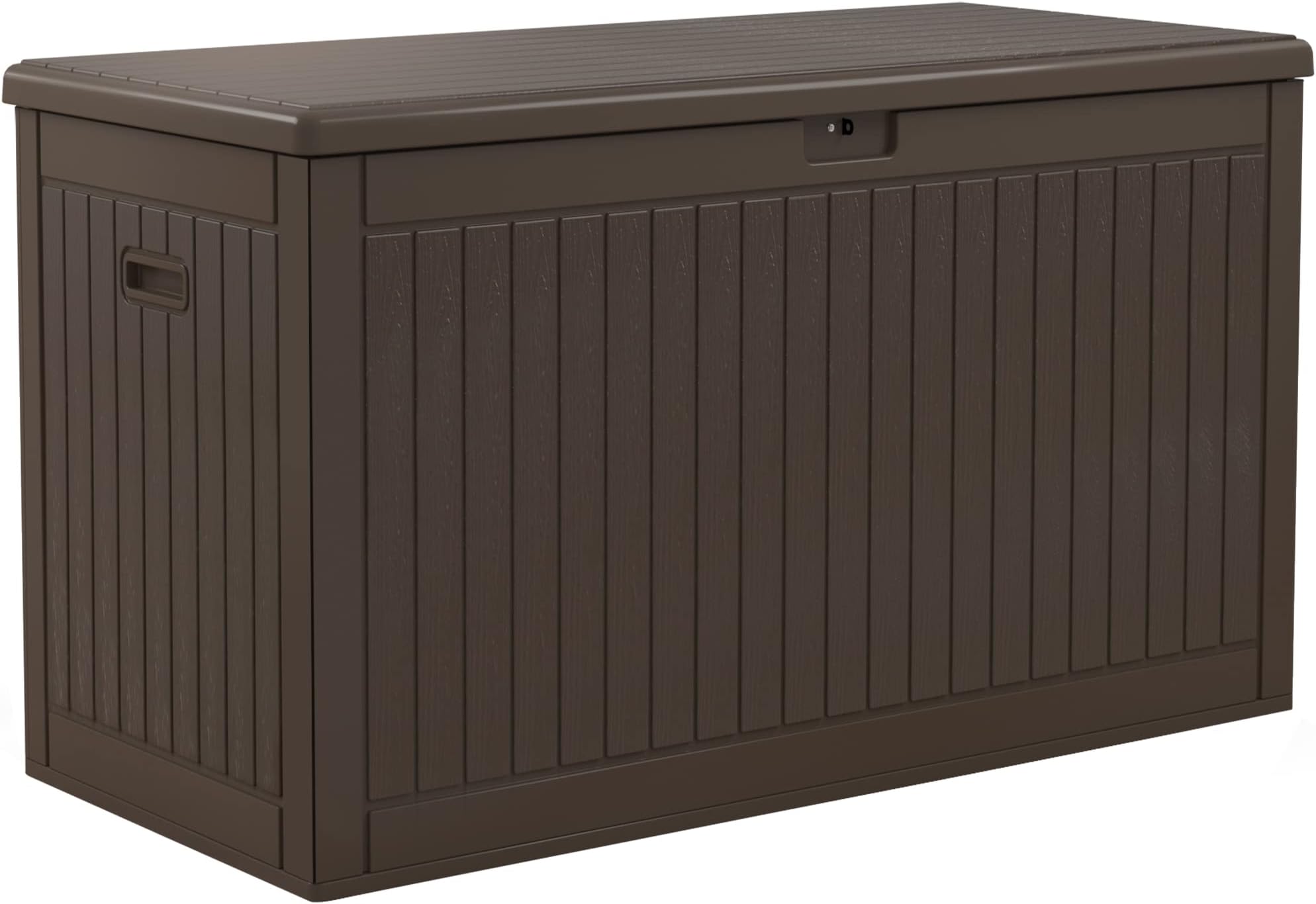 Amazon.com: Idzo Outdoor Wicker Storage Box, 1000 Hours UV Wicker ...