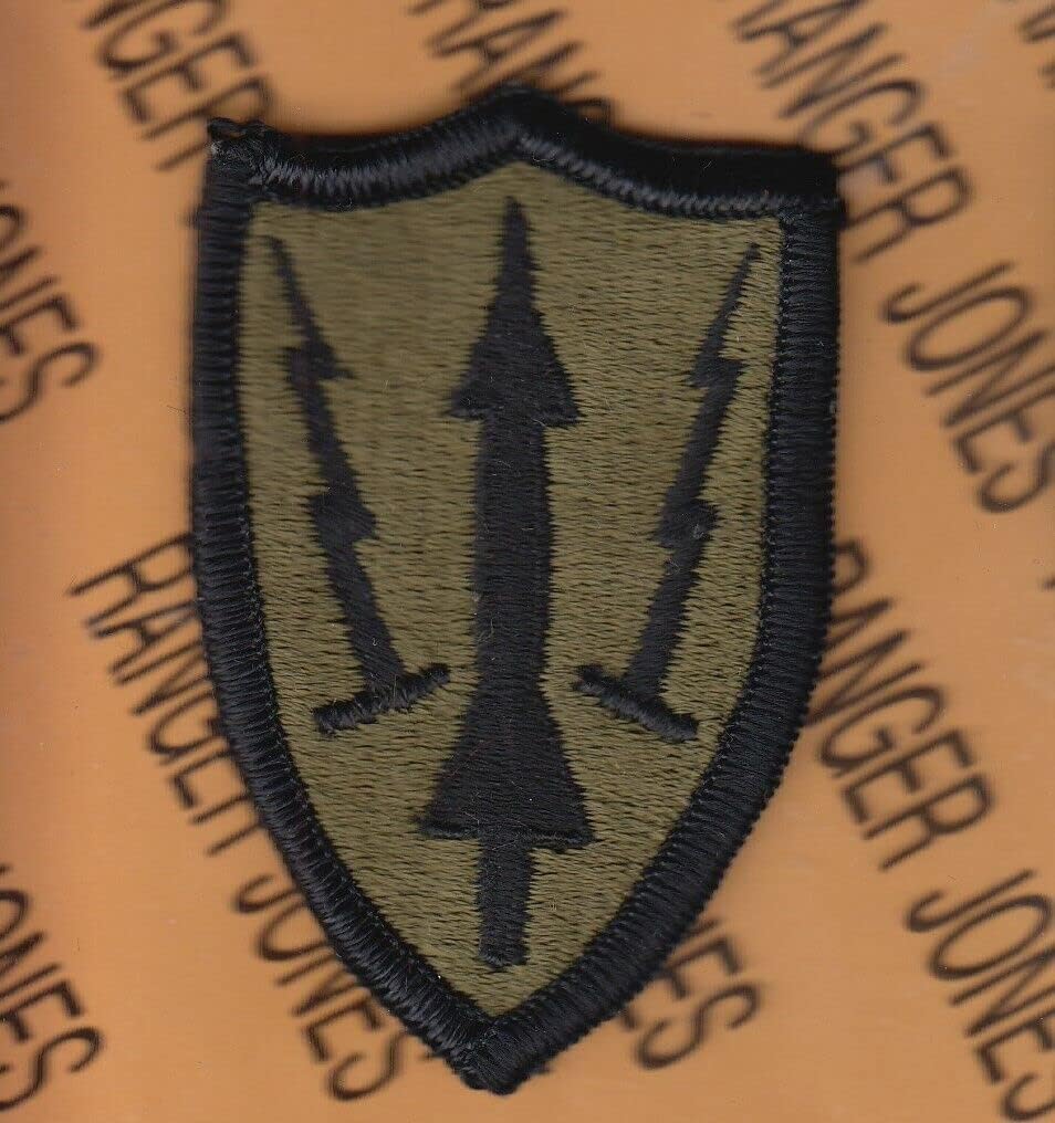 Amazon.com: USA Army Air Defense Command ARADCOM OD Green, Black BDU 3 ...