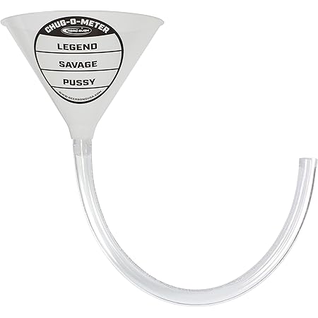 Amazon.com: Head Rush Chug-O-Meter Beer Bong - Beer Funnel with Long ...