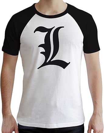 ABYstyle - Death Note - T shirt L Symbol Man White, White, Small ...