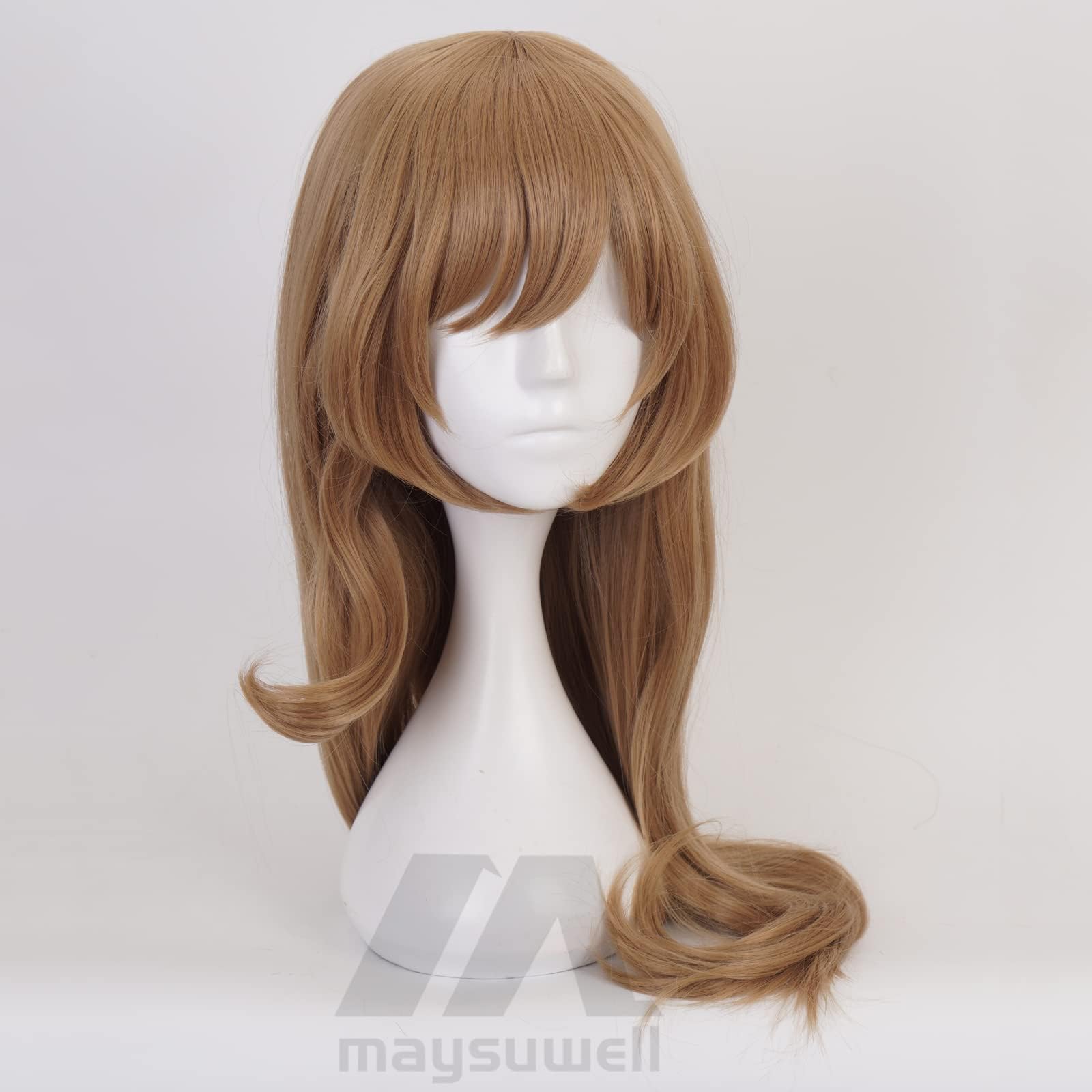 Anime Cosplay Wig Genshin Impact Wig Lisa Light brown long hair with ...