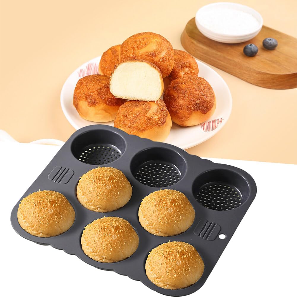 Sub Roll Baking Pan Set Of 3 Silicone Baguette Pan,Nonstick Bread Loaf ...