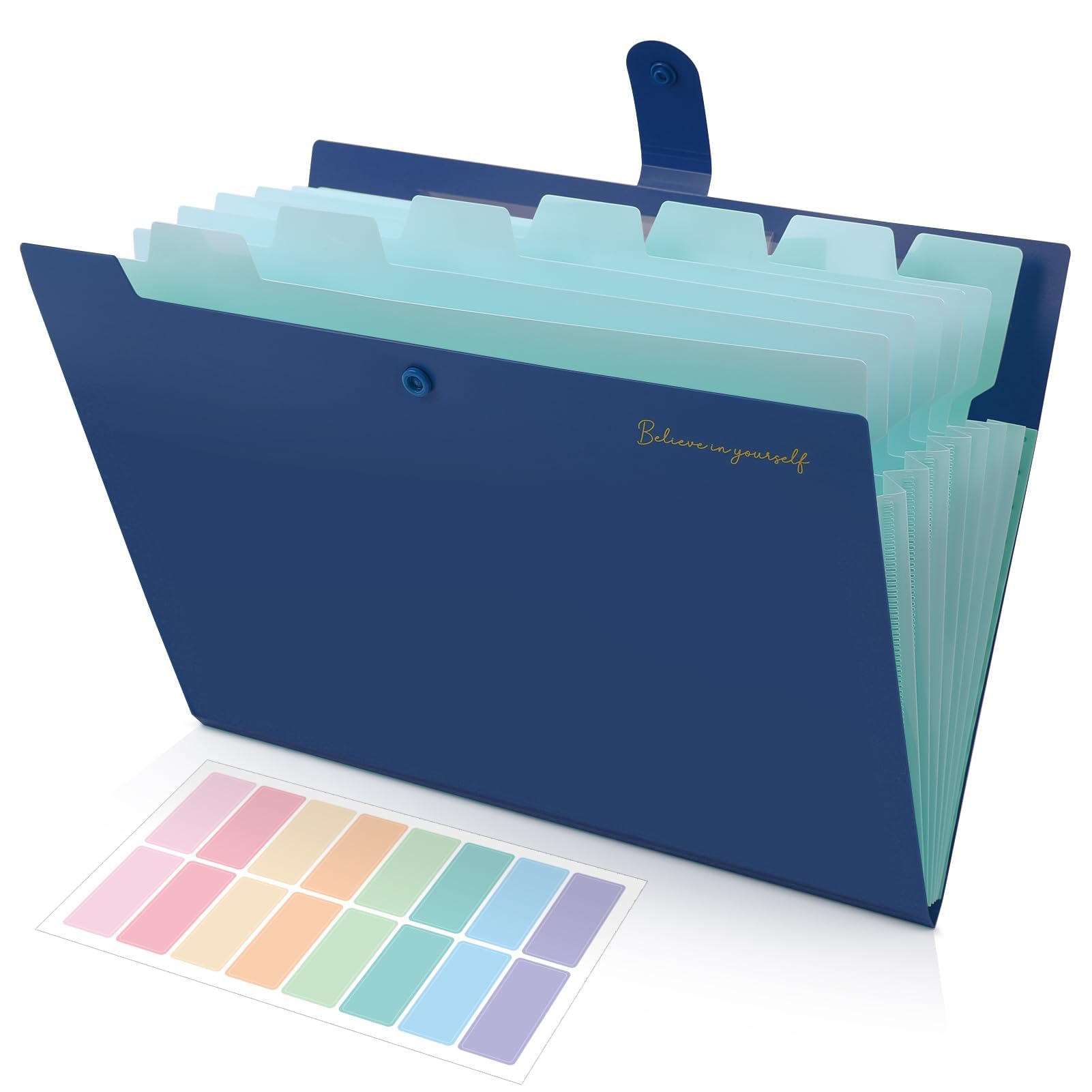 Amazon.com : SKYDUE Accordion File Organizer – 8-Pocket Expanding File ...