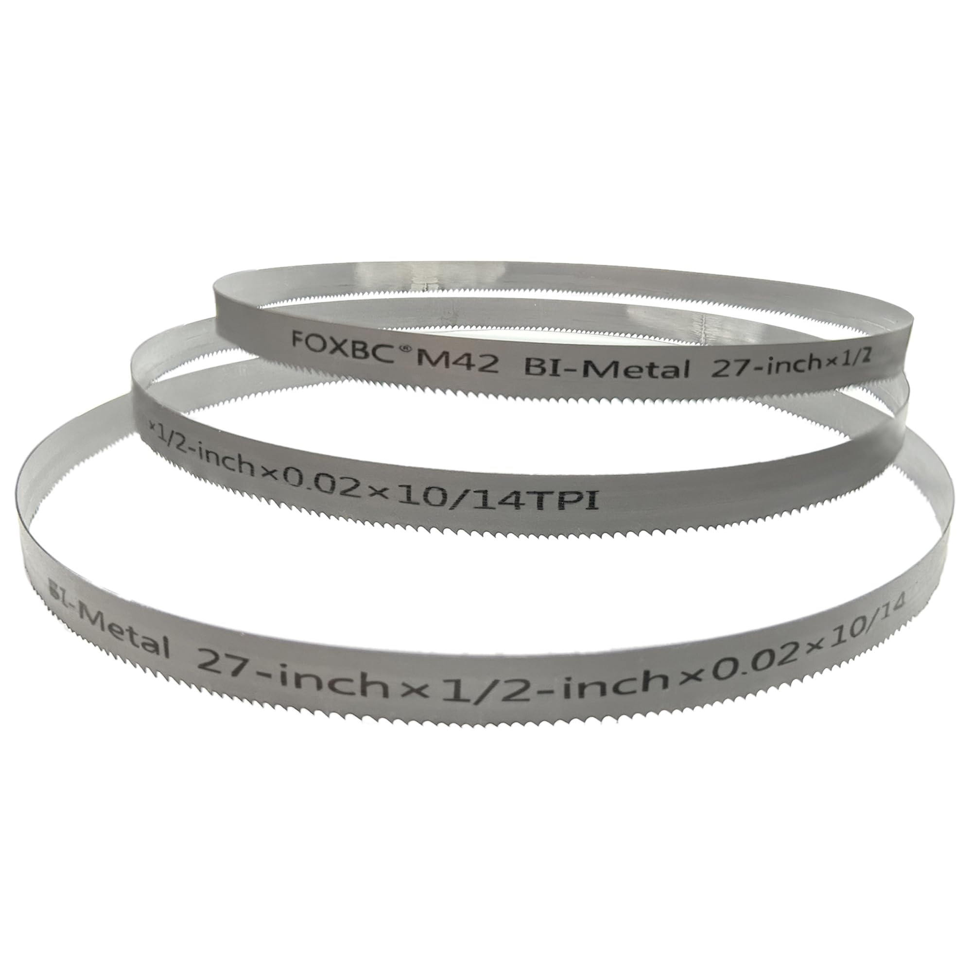 Snapklik.com : FOXBC 27 Inch Bandsaw Blades 10/14 TPI For DeWalt DCS377