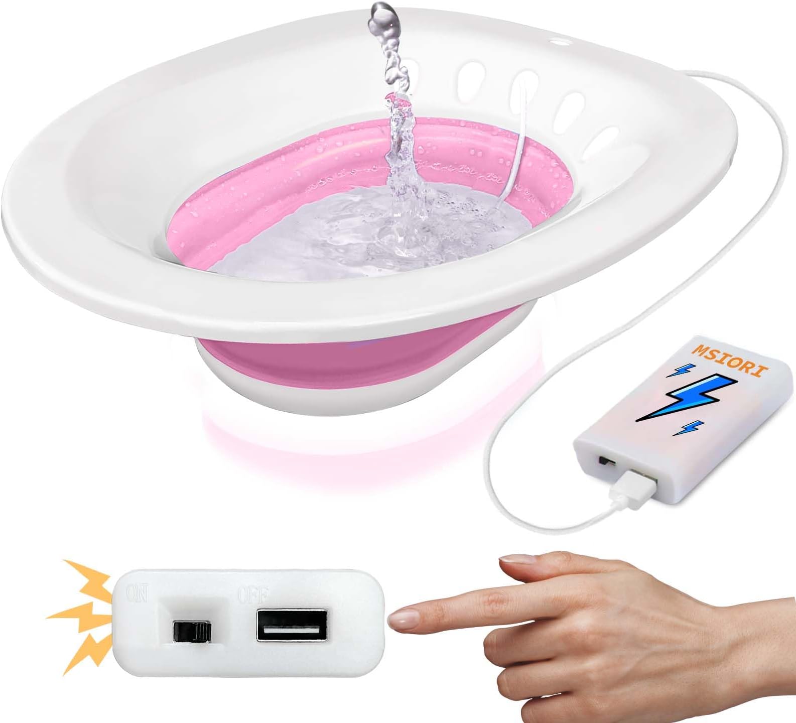 Amazon.com: Electric Sitz Bath for Hemorrhoids, Sitz Bath for Postpartum Care - Suitable for ...