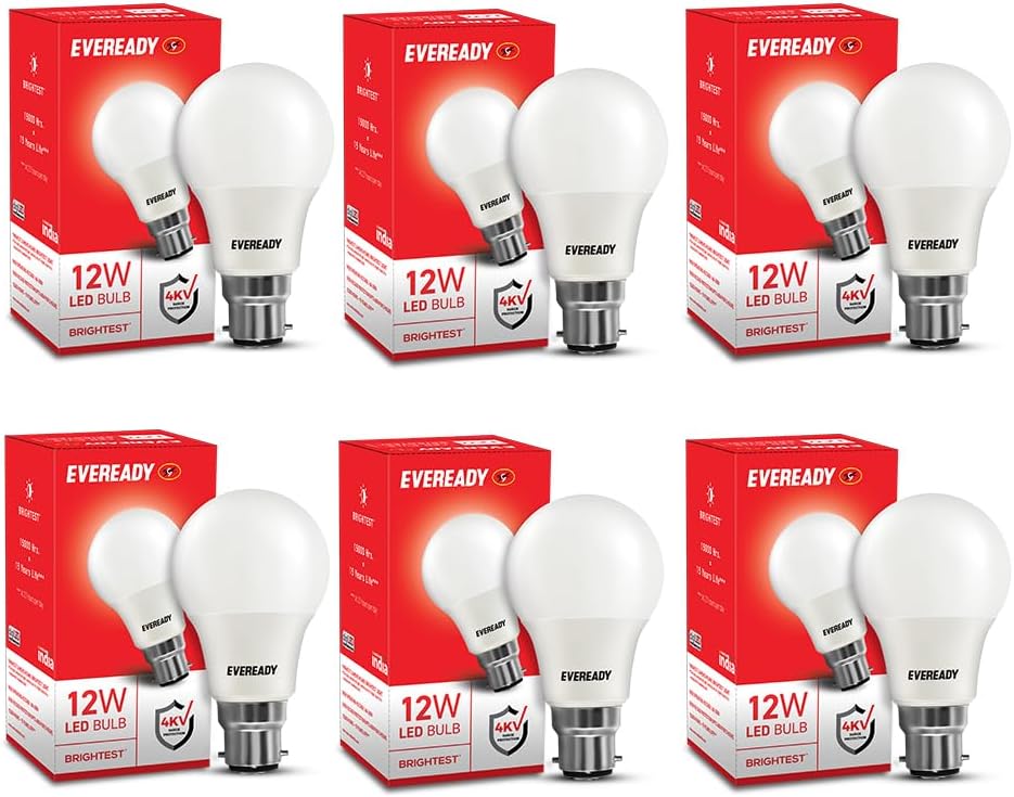 Buy Eveready 12W Led Light Bulb | High Efficiency & Glare-Free Light ...