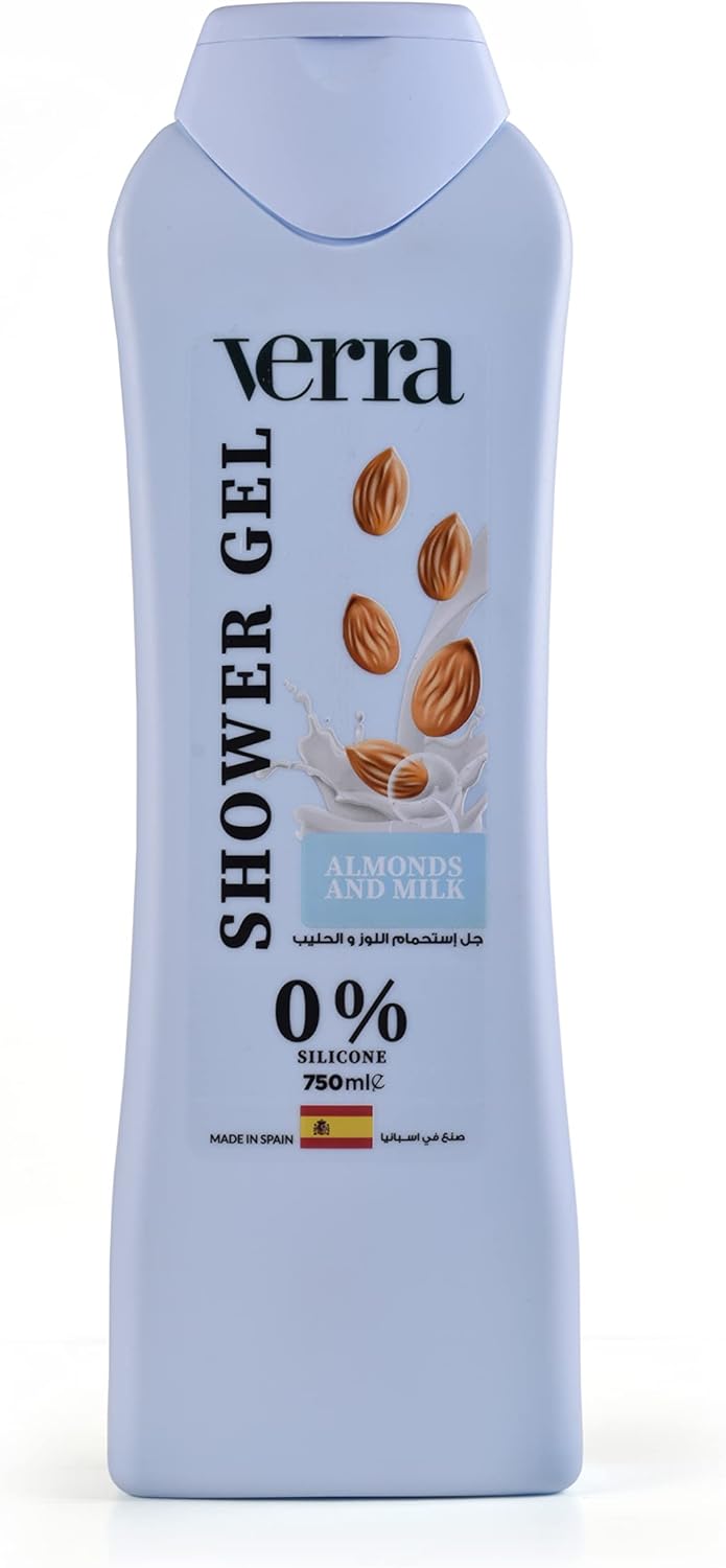 Verra Shower Gel Almond & Milk 750ml : Buy Online at Best Price in KSA ...