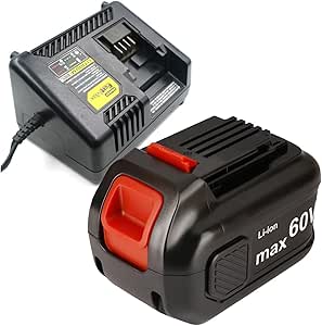 Amazon.com: TAURUSKING 2.5Ah Compatible with Black and Decker 60V ...