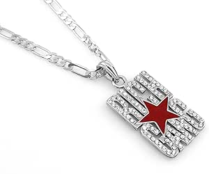 Amazon.com: Hot New 3D Style Silver Tone Rich Gang Pendant Free 24 ...