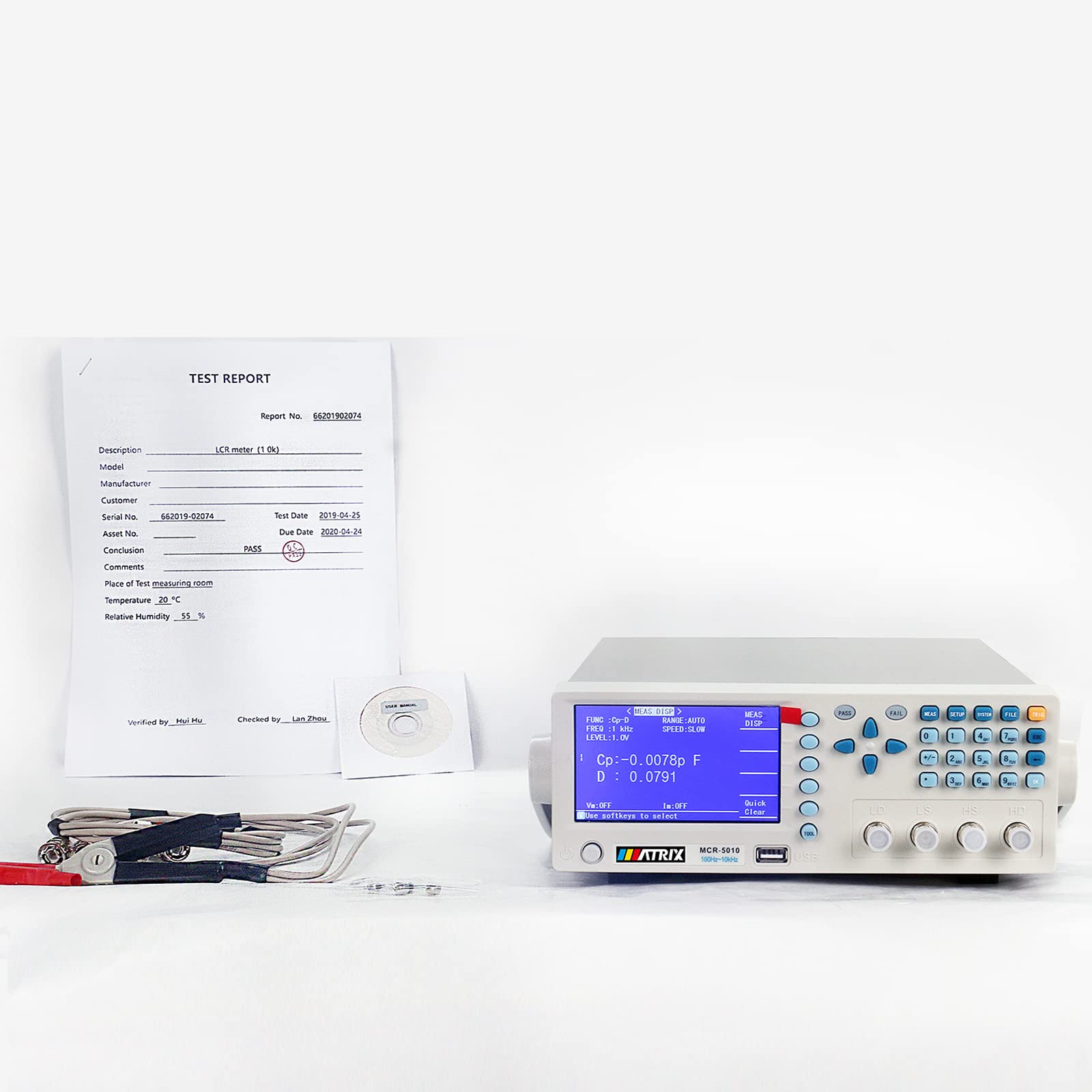 Benchtop LCR Meter MATRIX MCR-5030 Digital Tester for Capacitance ...