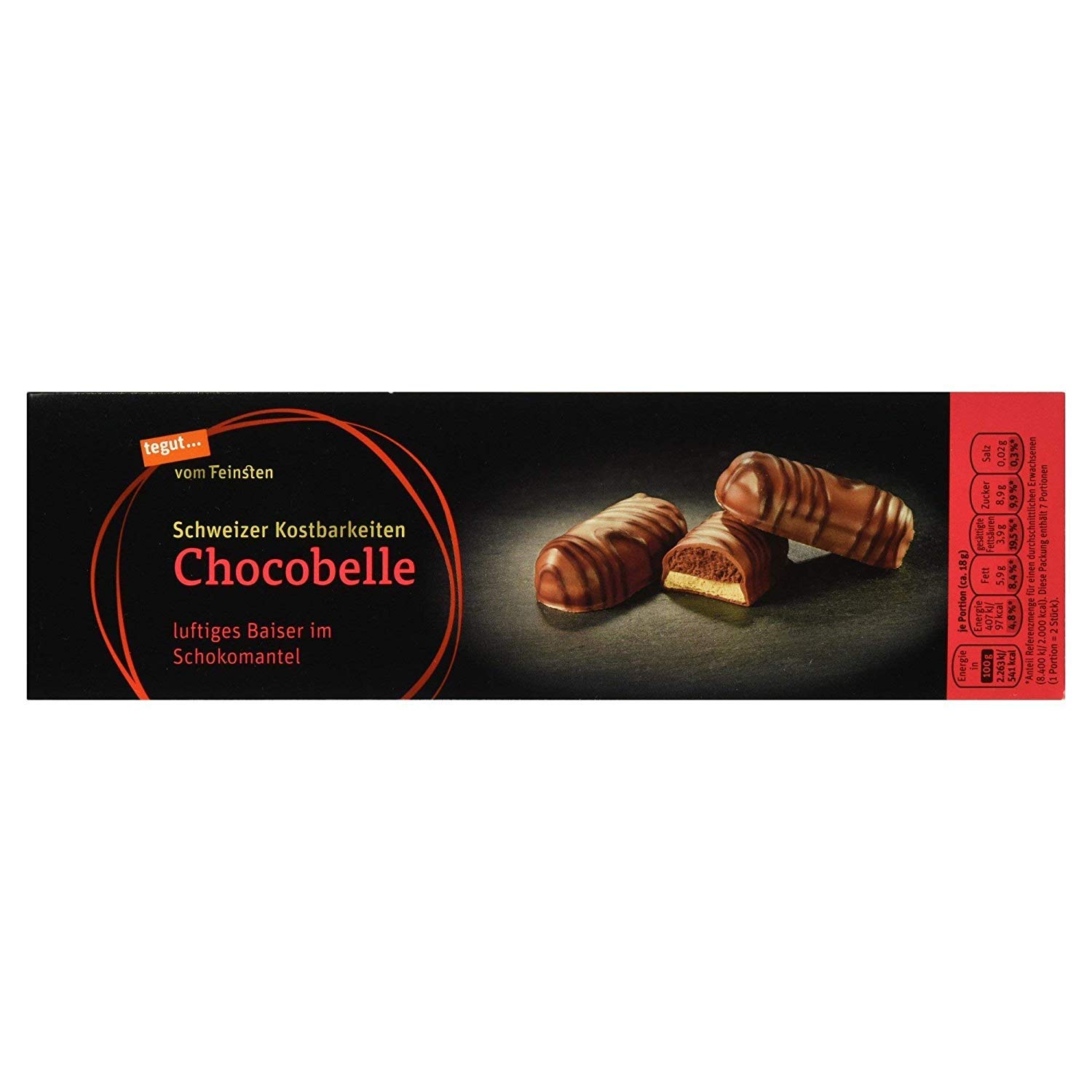 Buy tegut... Chocobelle Swiss Delicacies Chocolate Covered Biscuits ...