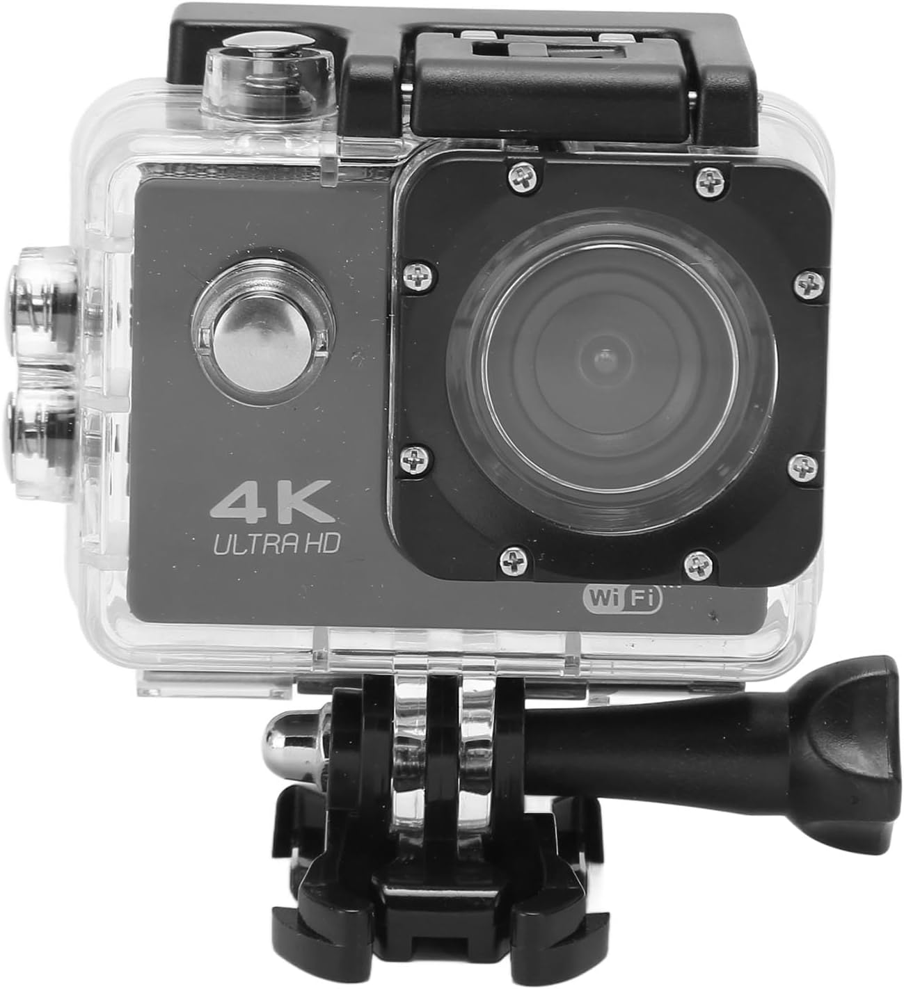 Action Camera, 4K HD 98.4ft 30m Underwater Camera Set with Shell ...