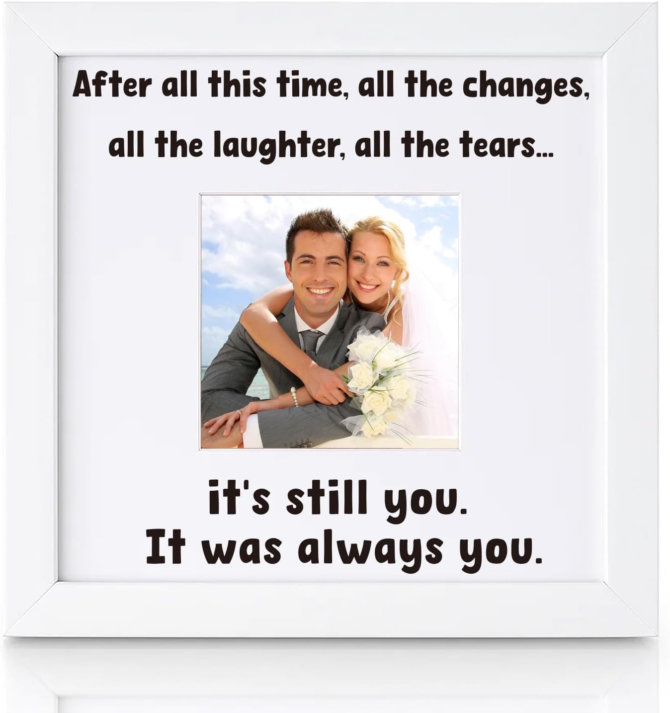 Amazon.com - THYGIFTREE I Still Do Sentimental Picture Frame for Wife ...