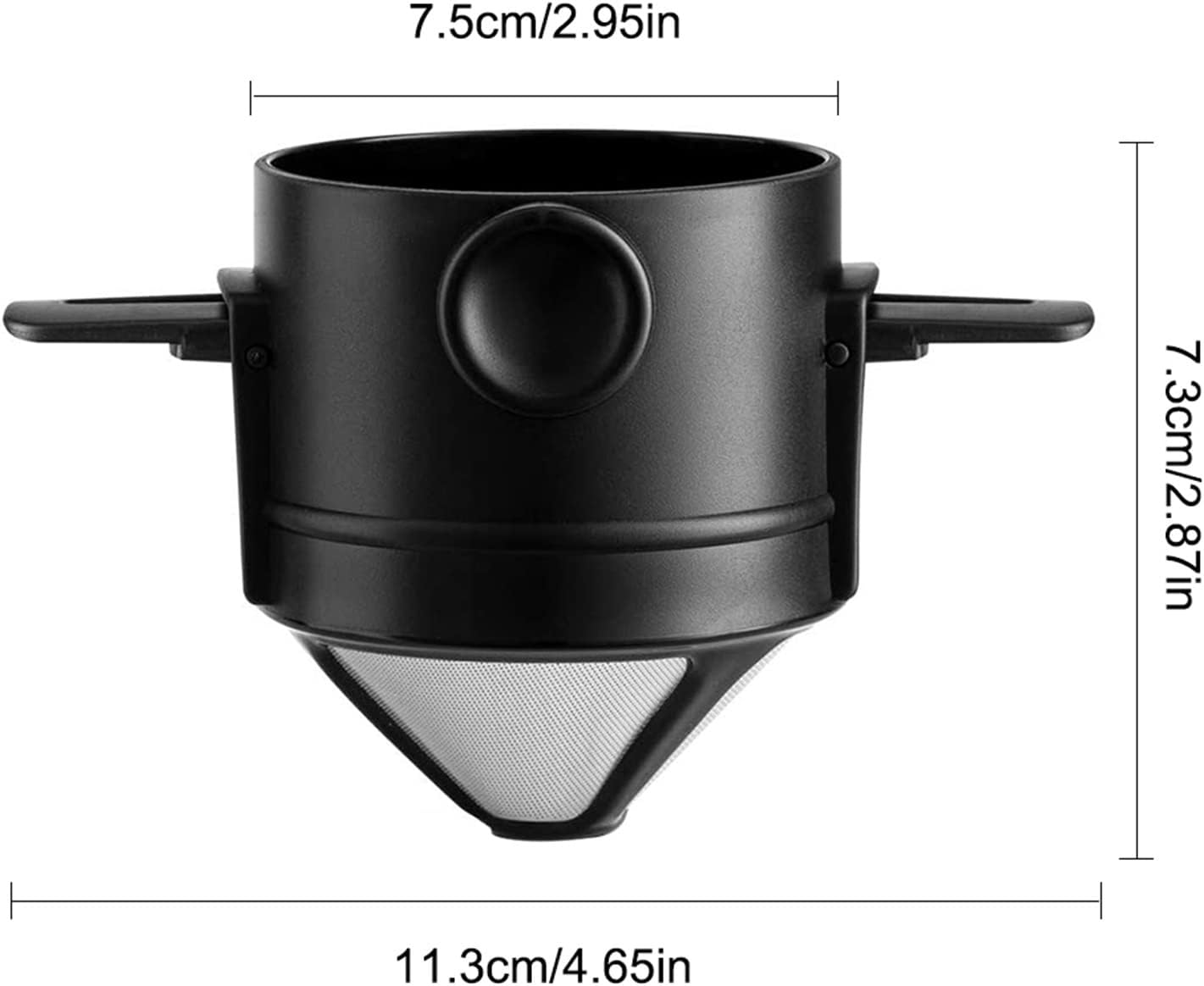 YUZZI Ultra Fine Strainer Pour Coffee Maker Filter Drip Tea Dripper ...