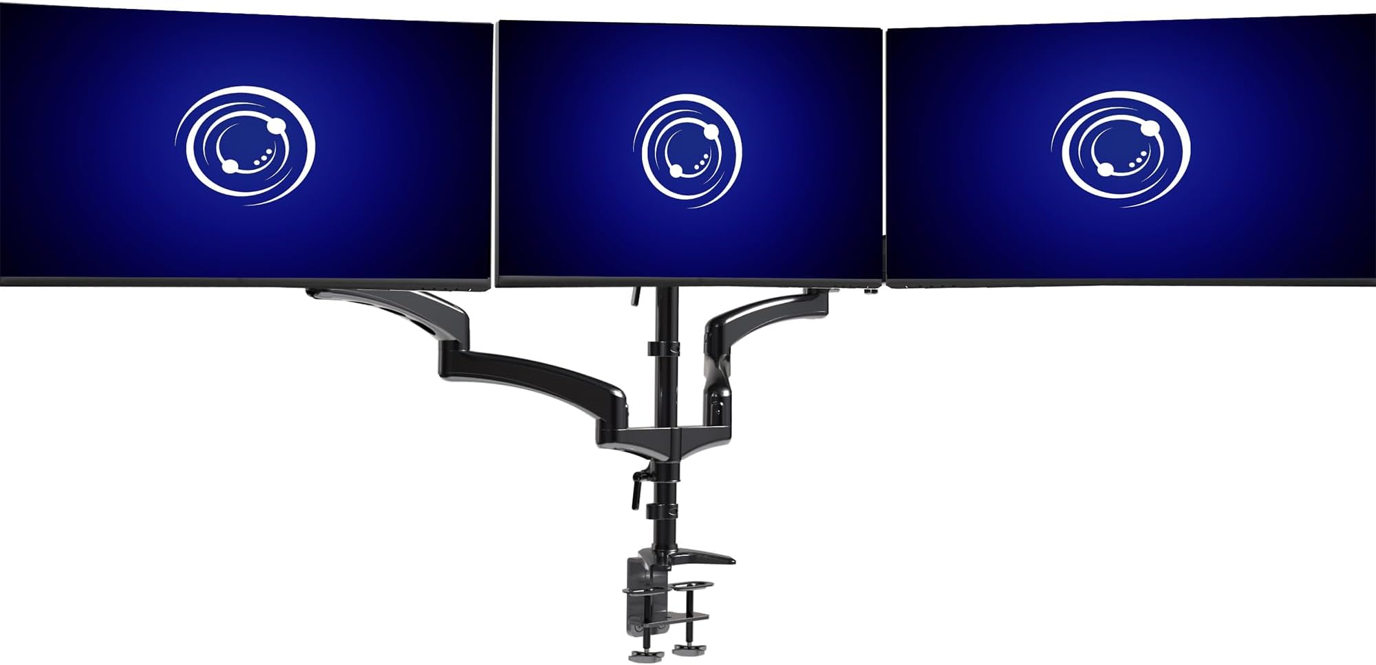 Amazon.com: Mount-It! Triple Monitor Mount with USB and Audio Ports, 3 ...