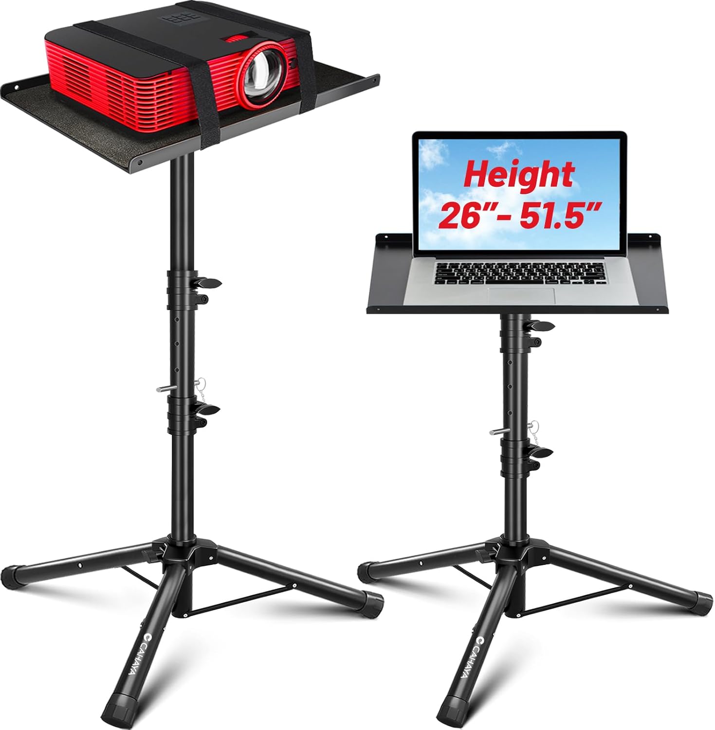 CAHAYA Projector Tripod Stand Laptop Stand Portable Projector Laptop ...