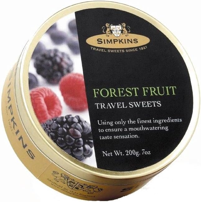 Simpkins Forest Fruit Travel Sweets 200g Tin : Amazon.co.uk: Grocery