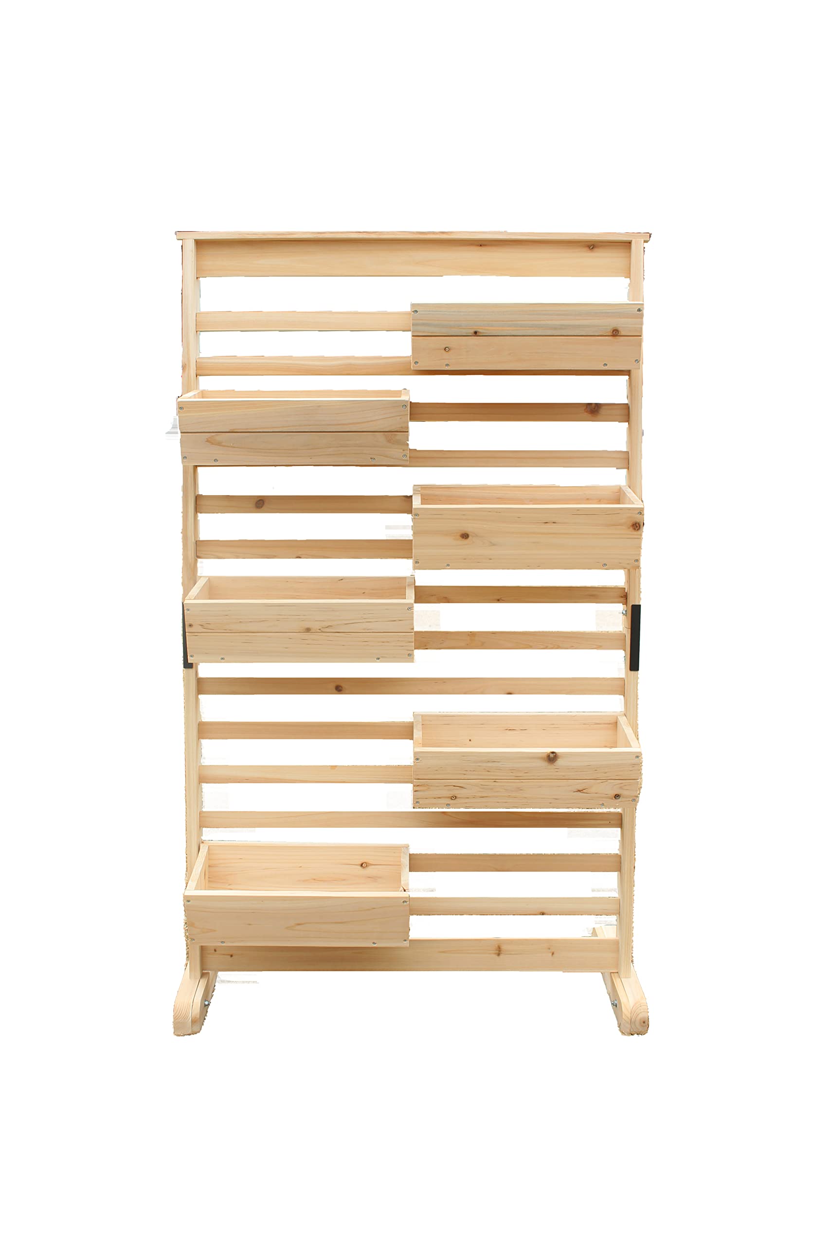 Amazon.com : Zylina Living Wall Planter Rack - 6 Planters, Garden Beds ...