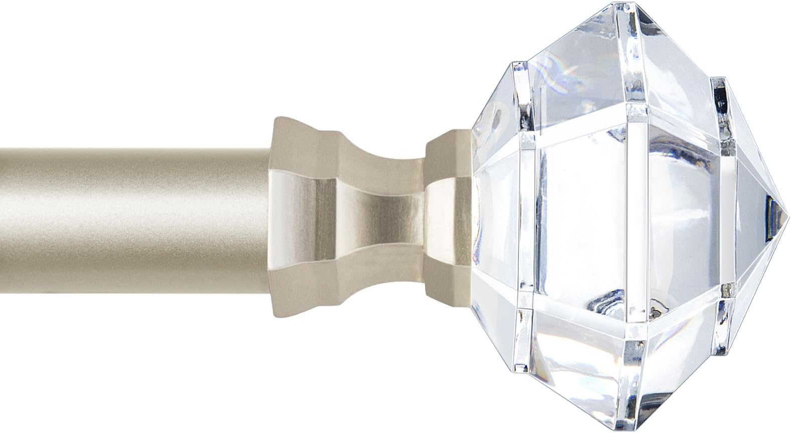 Amazon.com: NICETOWN Long Curtain Rods for Sliding Door 66 to 120 with ...