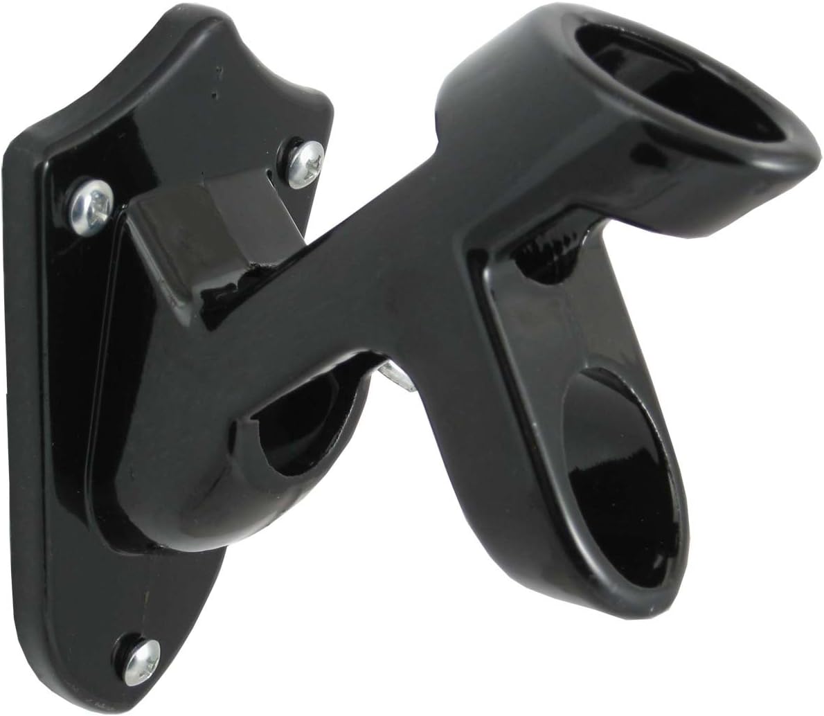 Amazon.com: Flagtrends 2 Position Black Metal Flag Holder Bracket ...