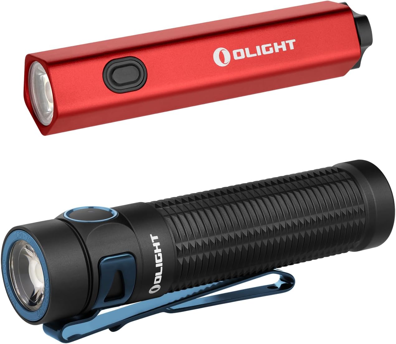 OLIGHT Diffuse Rechargeable EDC Pocket Flashlight Bundle Baton3 Pro ...