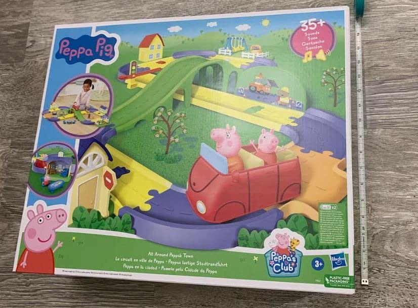 $11/mo - Finance Peppa Pig All Around Peppa’s Town Playset with Car ...