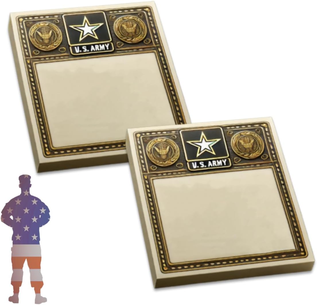 Amazon.com : Tribute Soldier Sticky Notes, Military Theme Self-Stick ...