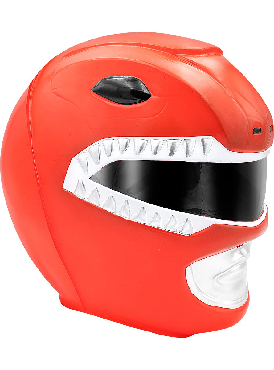 Funidelia | Red Power Ranger Helmet for man Films & Series, Superheroes ...