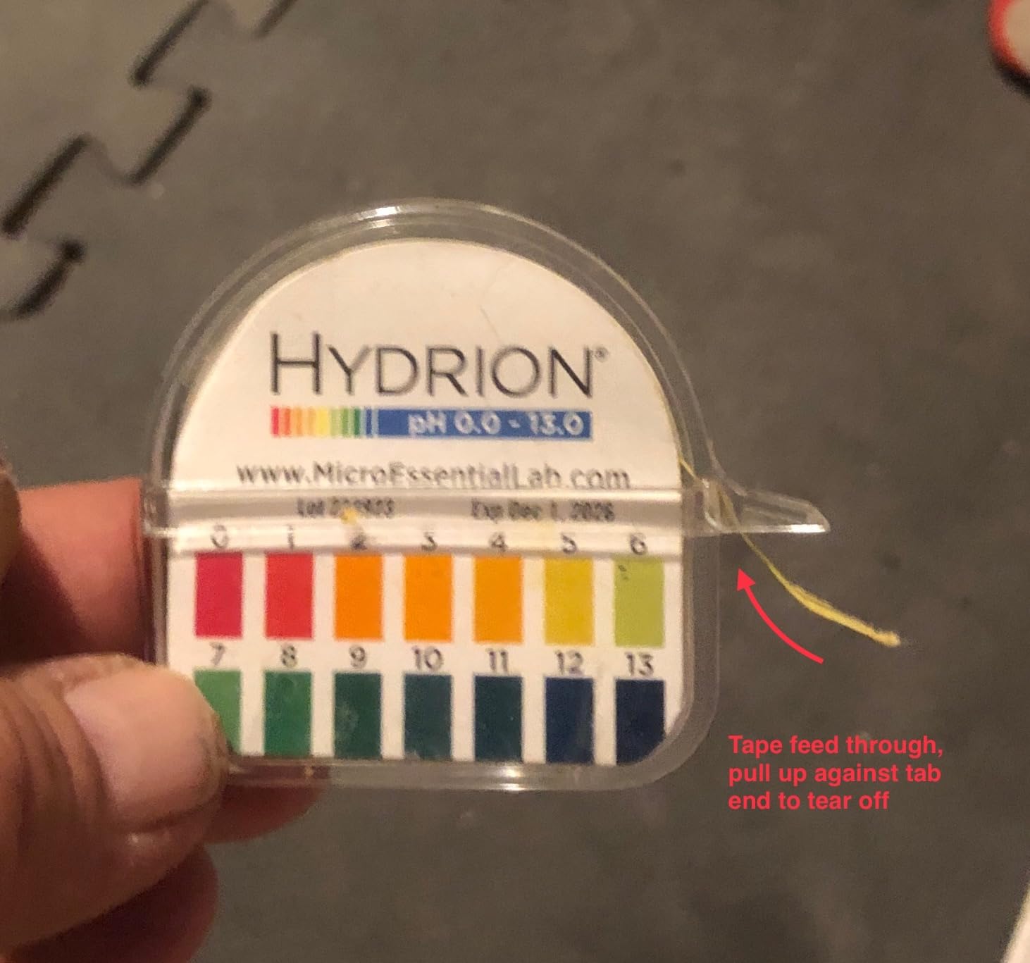 $2/mo - Finance Hydrion Ph Paper (93) with Dispenser and Color Chart ...