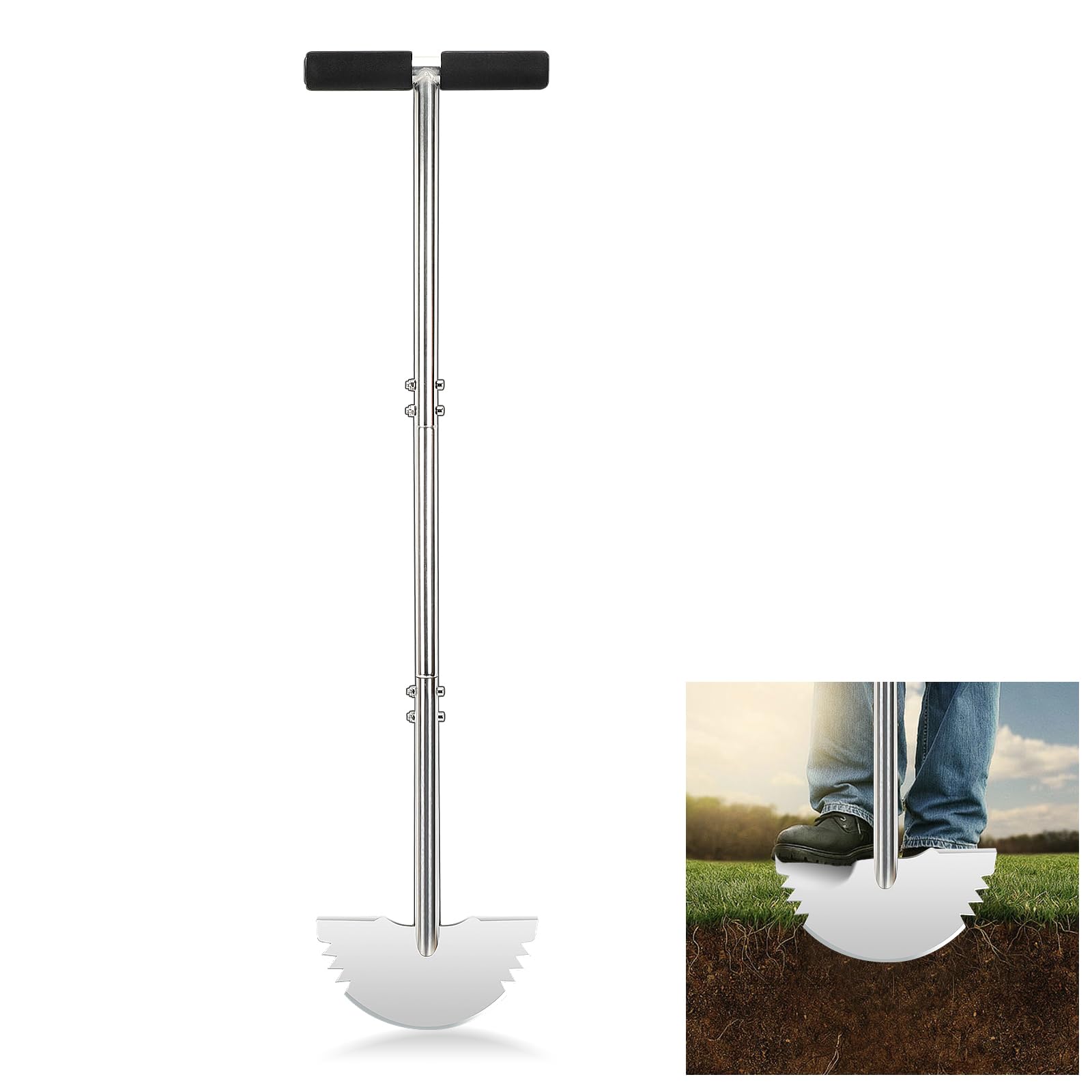 Amazon.com : KYEEN-TOOLS Half Moon Hand Edger Lawn Tool, Manuel Edgers ...