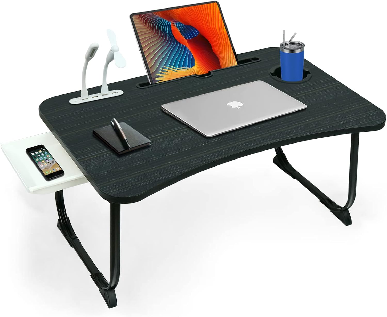 Amazon.com : Fayquaze Laptop Bed Desk, Portable Foldable Laptop Bed ...