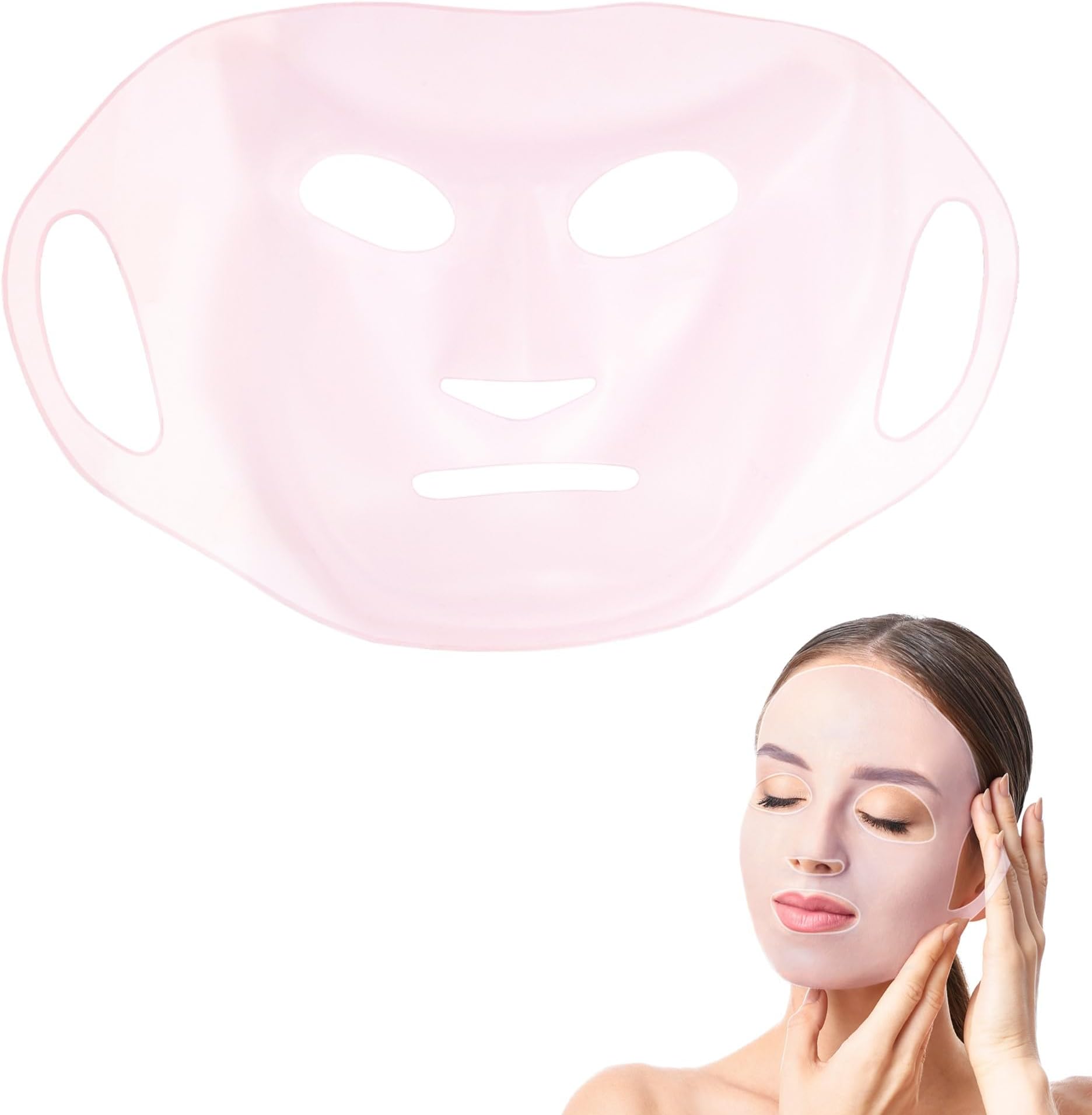 Amazon.com : Maitys 5 Pcs Reusable Silicone Facial Mask Sheets for ...