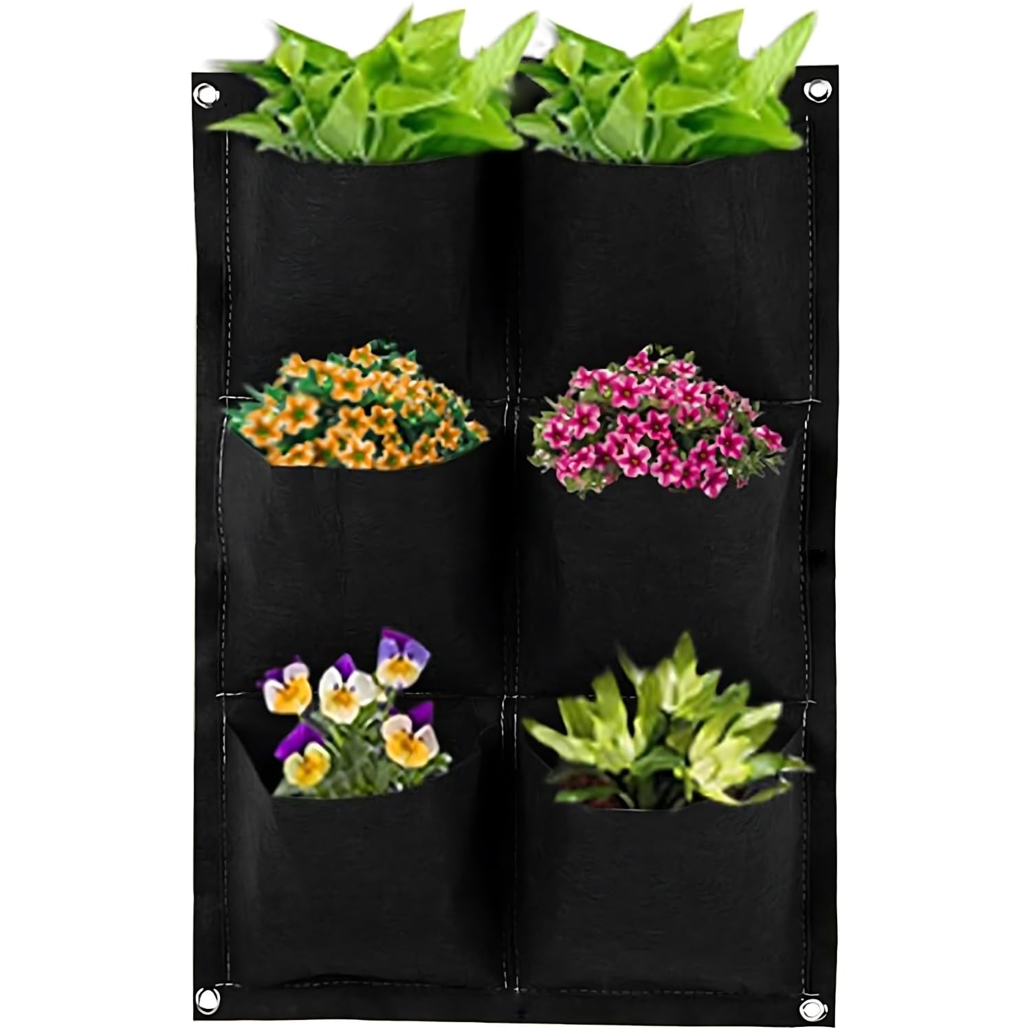 Amazon.com: WFIST 6 Pockets Vertical Breathable Plant Bag Hanging ...