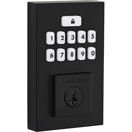 Kwikset 9260CNT-514S Contemporary SmartCode Keypad Electronic Deadbolt ...