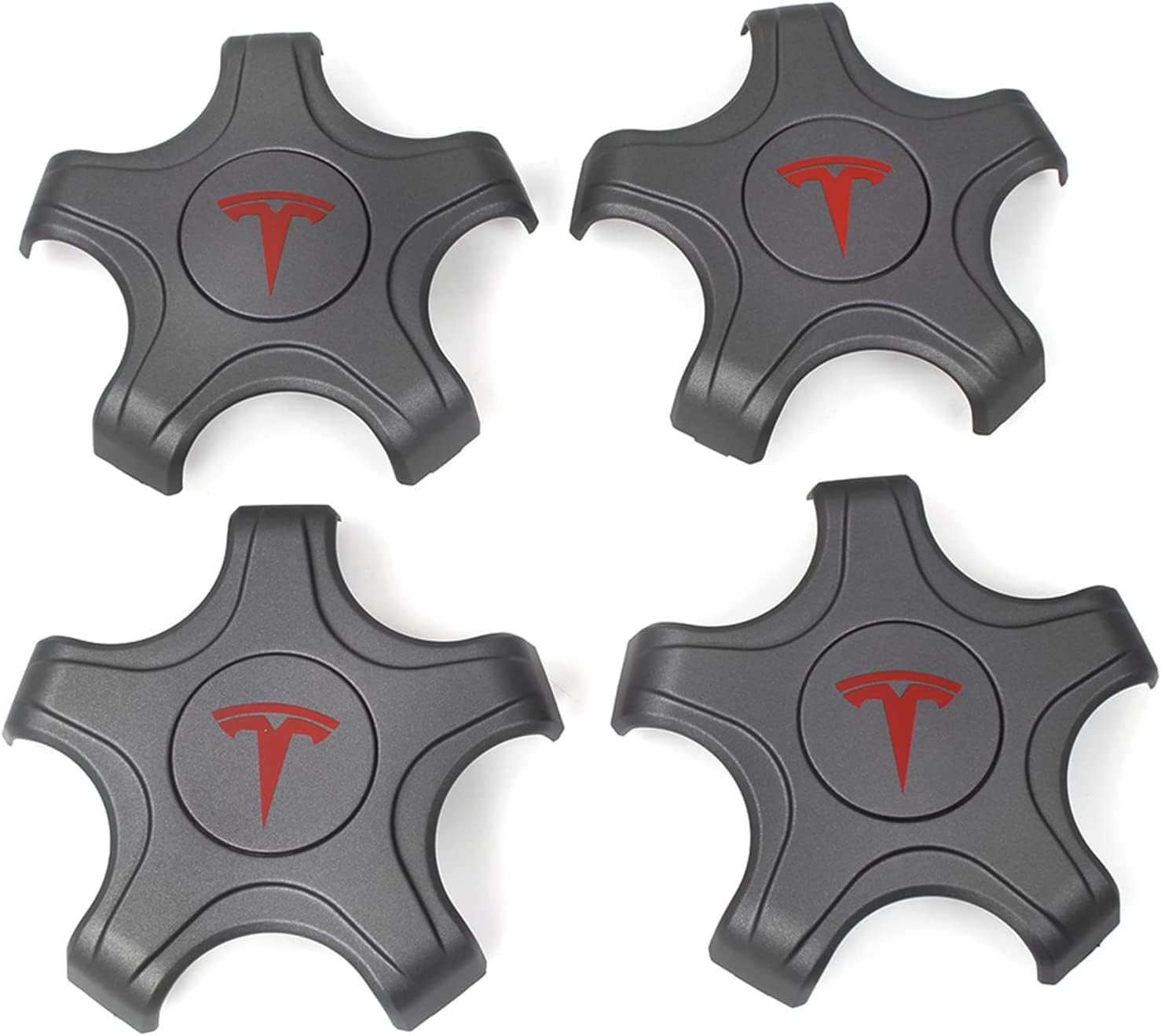 Amazon.com: ATAIRSOFT 4PCS Fits Tesla Model 3 Aero Wheels Cap Kits ...