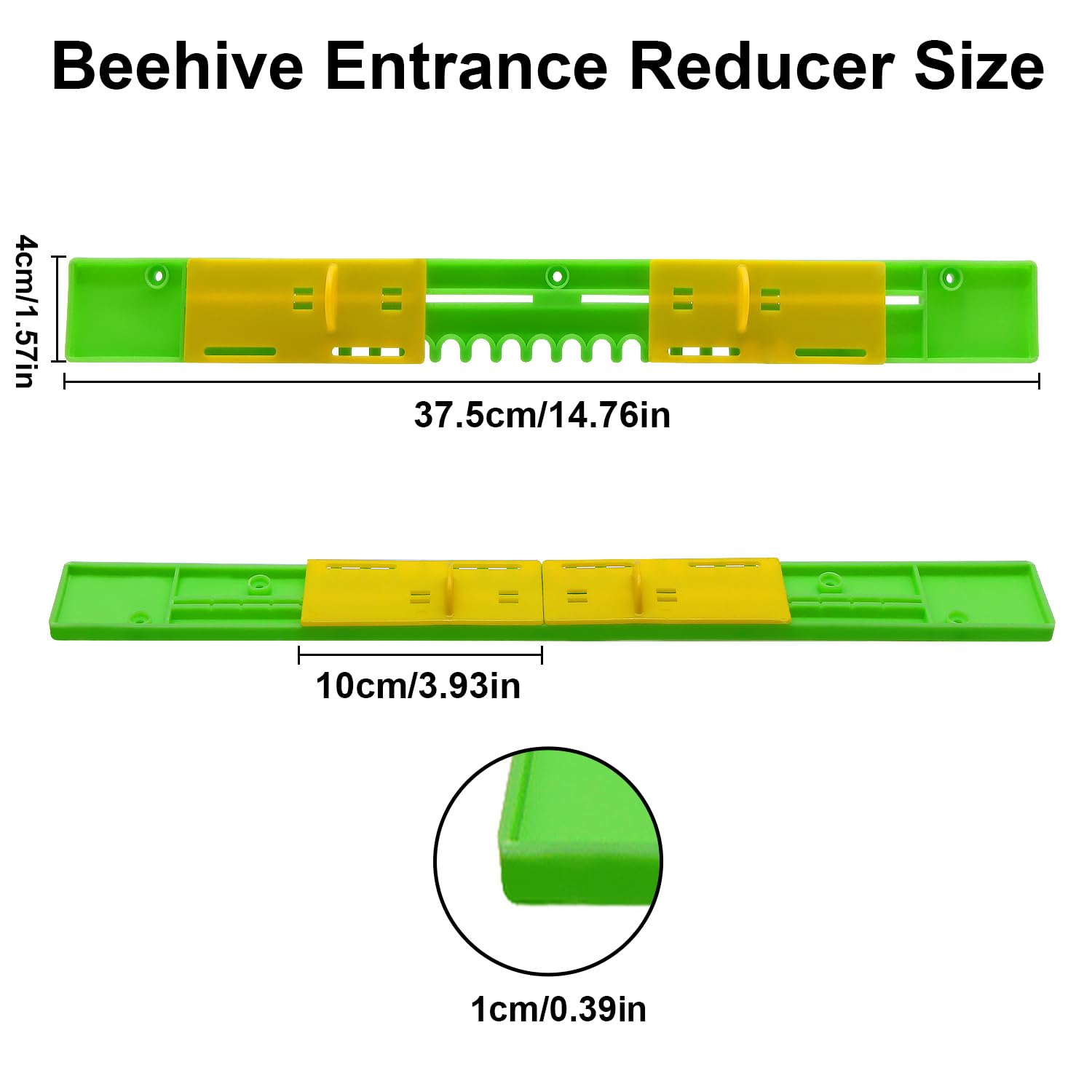 Snapklik.com : 6 Pack Bee Hive Entrance Reducer 10 Frame Adjustable ...