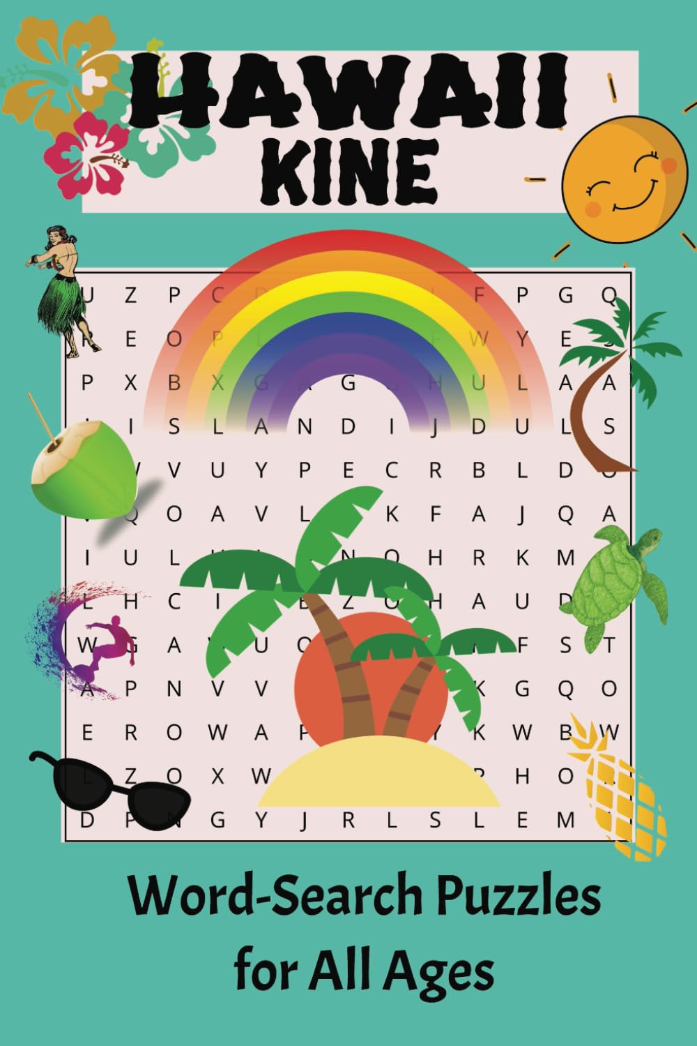 Hawaii Kine Word Search Puzzle Book: Word Searches with Easy-to-Read ...