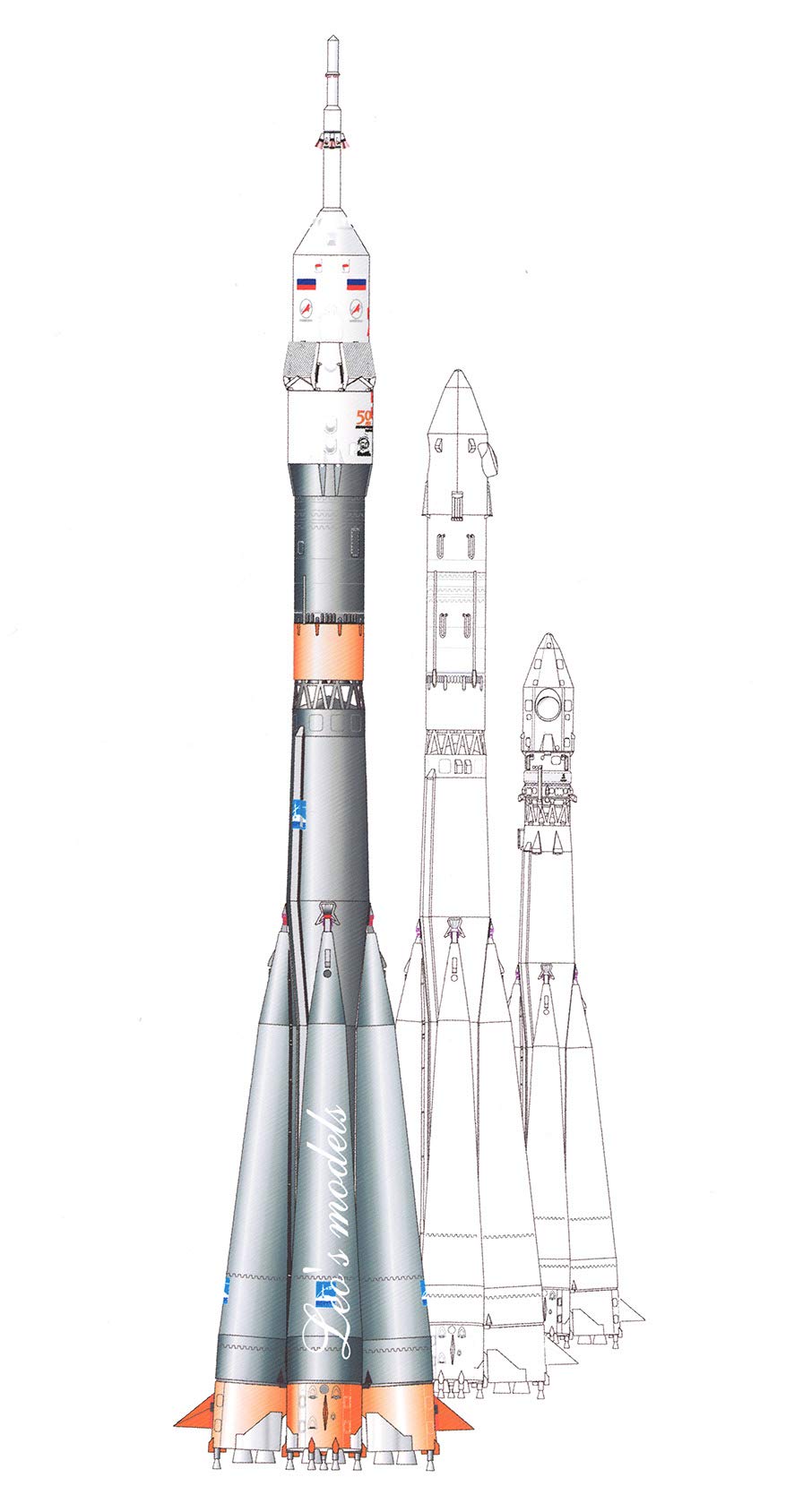 Soyuz Spacecraft Model Kits