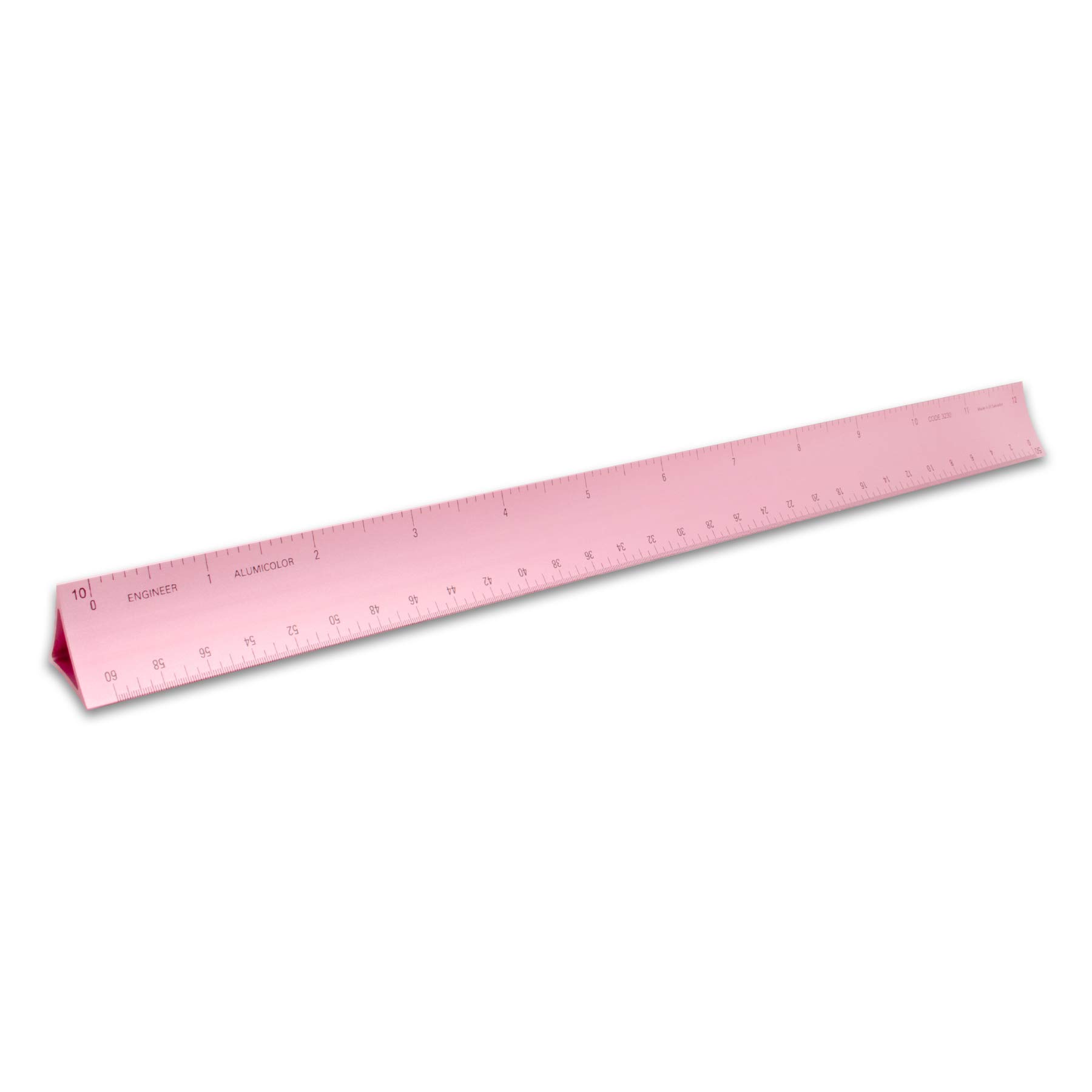 Snapklik.com : Alumicolor 12-inch Aluminum Engineer Hollow Scale For School