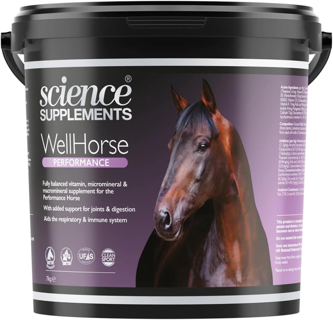 Science Supplements WellHorse Performance Horse Vitamin & Mineral ...