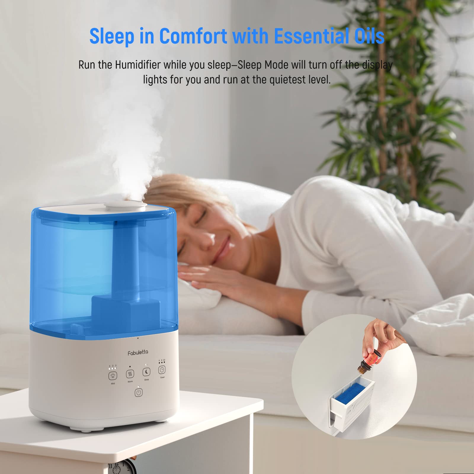 Humidifiers for Bedroom Fabul...B0B6G9171P | Encarguelo.com