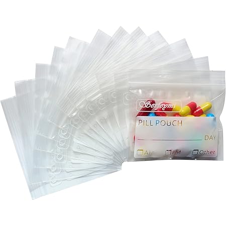 Amazon.com: Ezy Dose Pill Packs | Pill and Vitamin Organizer Pouches ...