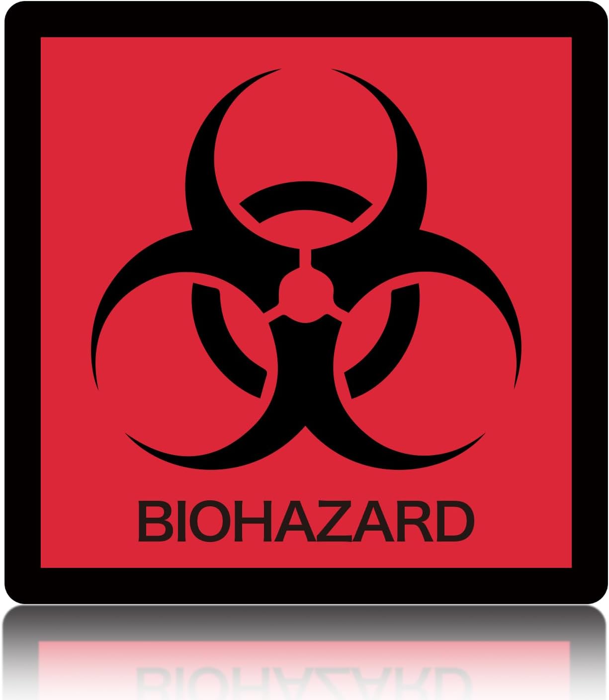 Amazon.com : Biohazard Stickers, Waterproof Hazardous Waste Labels ...